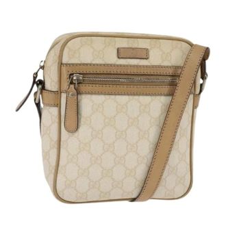 Gucci Sac bandouli&egrave;re en cuir Pre-owned - Femme - Pre-owned - Beige - Taille: ONE Size