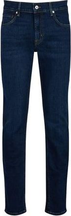 7 For All Mankind Jean droit en coton m&eacute;lang&eacute;