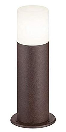 Trio Leuchten Au&szlig;en Wegeleuchte Hoosic 522260124, Aluminium Rostfarbig, Acryl Wei&szlig;, exkl. 1 x E27