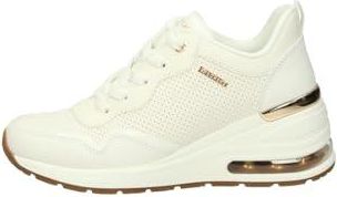 Skechers Femme Million Hotter Air Basket, Blanc Opulenter Garten, 39 EU