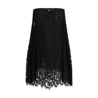 Fendi Macram&eacute; Lace Skirt - Black