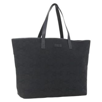 Gucci Pre-owned Canvas Tote Bag - - Pre-owned - Damen - Schwarzk - ONE SIZE
