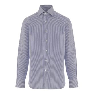 Alessandro Gherardi Homme, Chemises, Multicolore, Taille: 2XL Chemise en Coton Ray&eacute;e