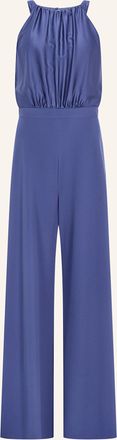 Swing Swing Jumpsuit Im Materialmix blau
