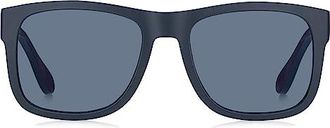 Tommy Hilfiger Lunettes de Soleil TH 1556/S BLUE/BLUE 56/18/140 homme