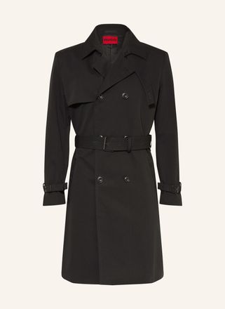 HUGO BOSS Hugo Trenchcoat Malusk schwarz