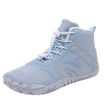 Generic Bottes de neige imperm&eacute;ables pour femme avec large espace au niveau des orteils pour la randonn&eacute;e dhiver et les aventures en plein air, bleu clair, 40