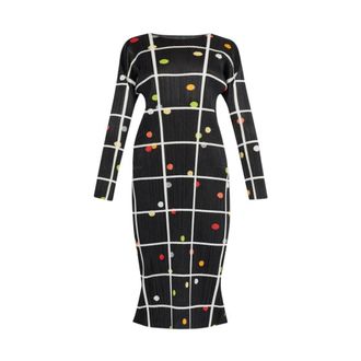 Issey Miyake Femme, Robes, Multicolore, Taille: 42 FR Robe Mi-longue