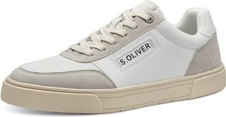 s.Oliver Homme 5-13614-42 Basket, White Grey, 43 EU