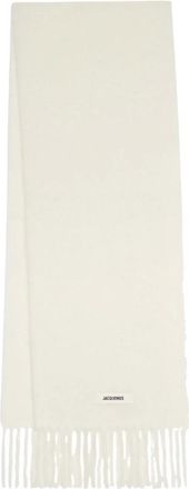 Jacquemus unisex, Accessoires, Blanc, Taille: ONE Size Carro Scarf