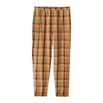 Acne Studios Braun Gelbe Tartan Hose - - Trousers - Damen - Braun - M
