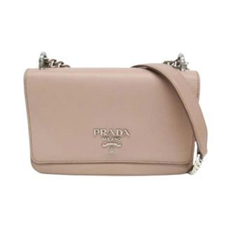 Prada Pre-owned Sac bandouli&egrave;re &agrave; cha&icirc;ne 1Bd144 - Femme - Pre-owned - Rose - Taille: ONE Size