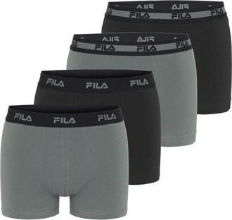 Fila Lot de 4 boxers homme en coton FU5335 et FU5337
