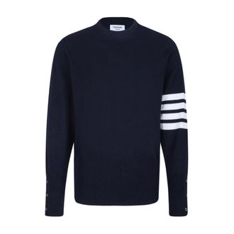 Thom Browne 4-Bar Pullover - - Knitwear - Herren - Blau - L