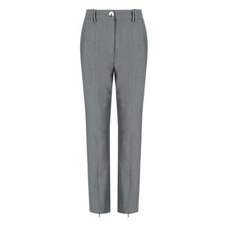 Ganni Melange Hose - - Trousers - Damen - Grau - M
