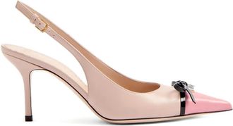Valentino Garavani escarpins Bepointy 80 mm à bride arrière - Rose