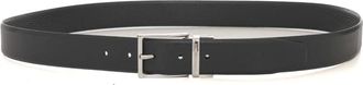 Emporio Armani Homme, Accessoires, Noir, Taille: ONE Size Reversible Saffiano Leather Belt