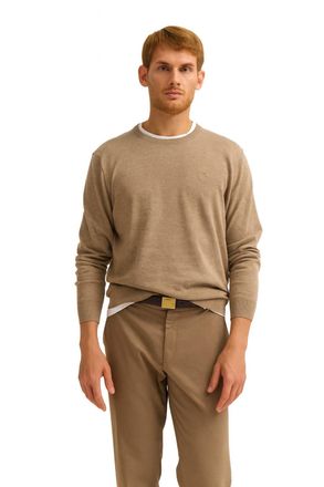 Bugatti Herren Pullover Rundhals 7400-85510D Regular Fit Basic Essentials Baumwolle