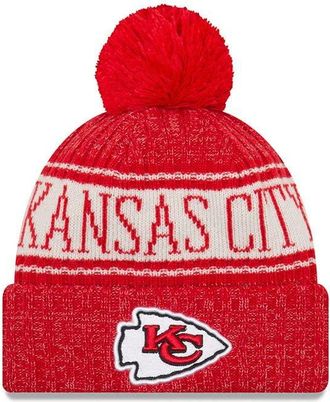 New Era Kansas City Chiefs - Beanie - NFL 2018 Sideline Sport OTC Knit - Red/White - One-Size