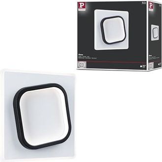 Paulmann 71164 WD 2Form WL LED 22W 240x240mm Weiß Schwarz 230V Acryl Metall