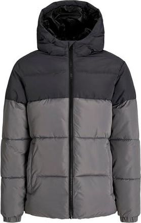 Jack & Jones Jjglobal Puffer Jacket Jnr Veste pour homme, Gris, 164