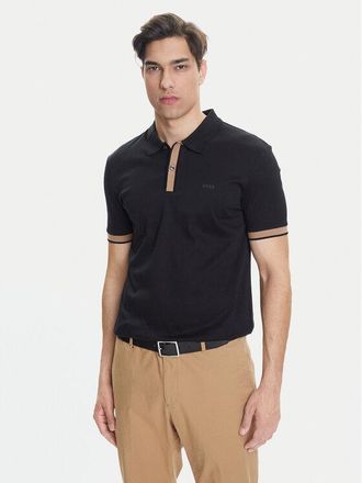 HUGO BOSS Poloshirt H-Phillipson 200 50543865 Schwarz Slim Fit