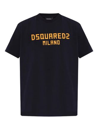 Dsquared2 t-shirt &agrave; d&eacute;tail de logo - Noir