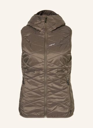 Meru Me&deg;Ru Steppweste Ithari Zum Wenden braun