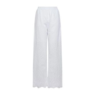 Tiffany & Co. Wei&szlig;e Dalia Hose - - Trousers - Damen - Wei&szlig; - S/M