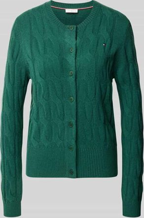 Tommy Hilfiger Strickjacke aus Wolle mit Logo-Detail