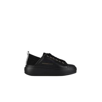 Alexander Smith Wembley Alta Donna in schwarzem Leder und schwarzer Sohle - - Shoes - Damen - Schwarzk - 38 EU