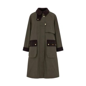 Barbour Veste cir&eacute;e Kirklees - Femme - Manteaux - Vert - Taille: 40 FR