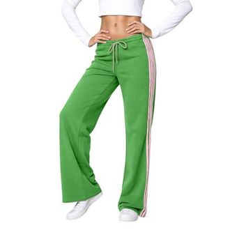 Generic Pantalon Cuir Large Femme Jeans Push Maternit&eacute; Molleton Leg Effet Bicolore Fran&ccedil;ais Fente Tartan Fashion Eau Ajour&eacute; Charpentier Aubergine Plaqu&eacute;es Vet