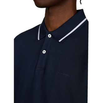 Pierre Cardin Polo &agrave; liser&eacute; contrastant en coton