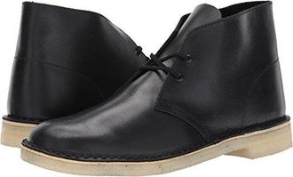 Clarks Mens Atticuslthigtx Chukka Boat, cuir noir, 39.5 EU