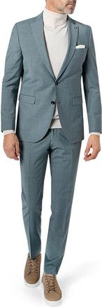CG - Club of Gents Herren Anzug blau Wolle