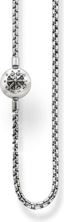 Thomas Sabo Thomas Sabo Damen-Erbskette KARMA BEADS Kette geschwärzt 925 Silber 45 cm - KK0002-001-12-L45