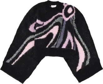 Emilio Pucci Marble Inlay Print Mohair Sweater - Pink