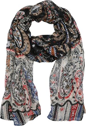 Lumberjack Damen Schal aus weicher Viskose, Paisley-Muster, Schwarz, Elegant & Warm, Mit Geschenkbox