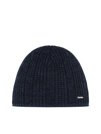 Eisb&auml;r M&uuml;tze Herren Rene Blau - Merino Winterm&uuml;tze f&uuml;r M&auml;nner - mit Fleece sch&uuml;tzt vor K&auml;lte und Wind - Strickm&uuml;tze warme Beanie weiche Bequeme Herrenm&uuml;tze H