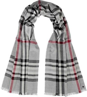 Fraas Echarpe 60 x 200 cm - Made in Germany - Etole festive - En pur polyacrylique - Echarpe XXL &agrave; carreaux pour femmes