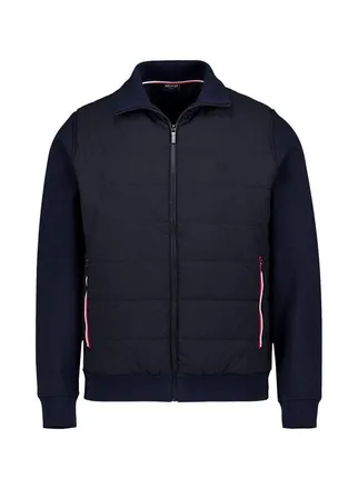 Daniel Hechter Herren Pullover blau Baumwolle unifarben