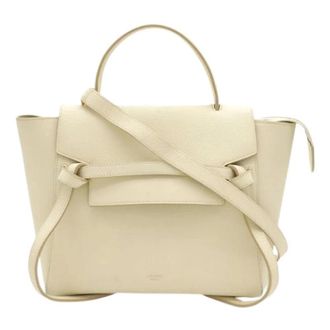 Celine Pre-owned Sac banane en cuir de veau 2way Bag - Femme - Pre-owned - Beige - Taille: ONE Size