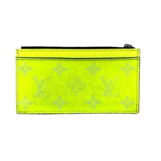 Louis Vuitton Portefeuille en tissu Pre-owned - Homme - Pre-owned - Jaune - Taille: ONE Size