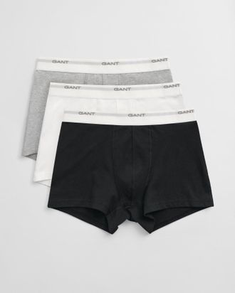 GANT Herren 3er-Pack Boxershorts (XXXL) Schwarz / Weiß