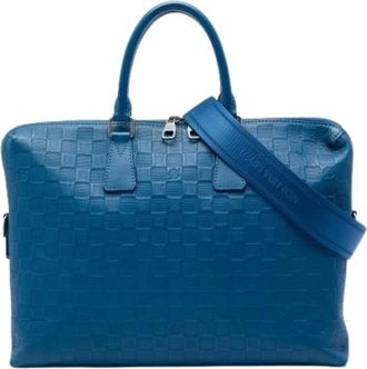 Louis Vuitton Pre-owned Damier Infini Business Bag - - Pre-owned - Herren - Blau - ONE SIZE