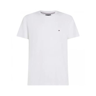 Tommy Hilfiger Homme, Tops, Blanc, Taille: M T-shirt en maille interlock