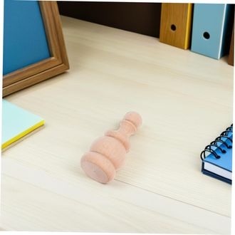 Cabilock 4stücke Holz-Veranda-endstücke Vintage-Holz-endstücke Holzbettpfosten Dekorative Für DIY-projekte Runde Aus