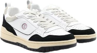 Serge Blanco Sneaker Vernaz bicolore noire - chaussure - basket homme