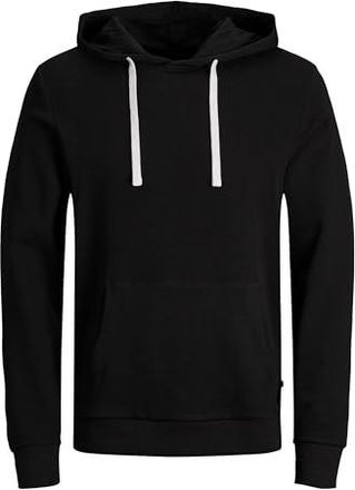 Jack & Jones Sweat &agrave; capuche Jjeholmen Noos pour homme, Noir, XXXL